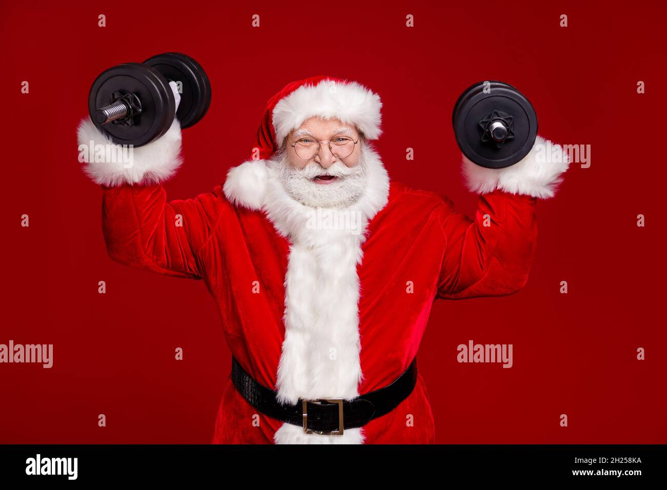 Santa with muscles hi-res stock photography and images - Alamy