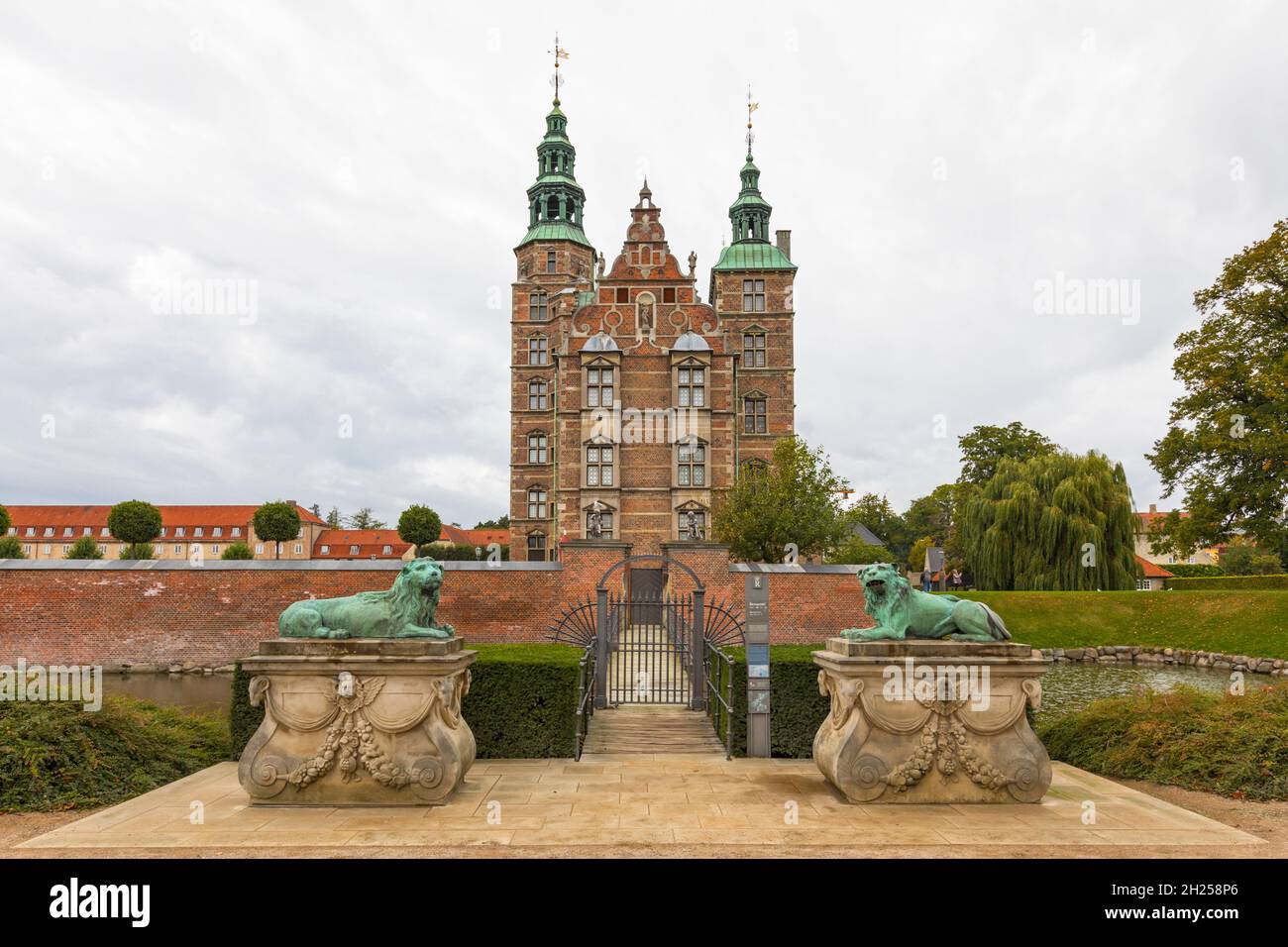 Royal Danish Renaissance style Castle Rosenborg in Kings Garden ...