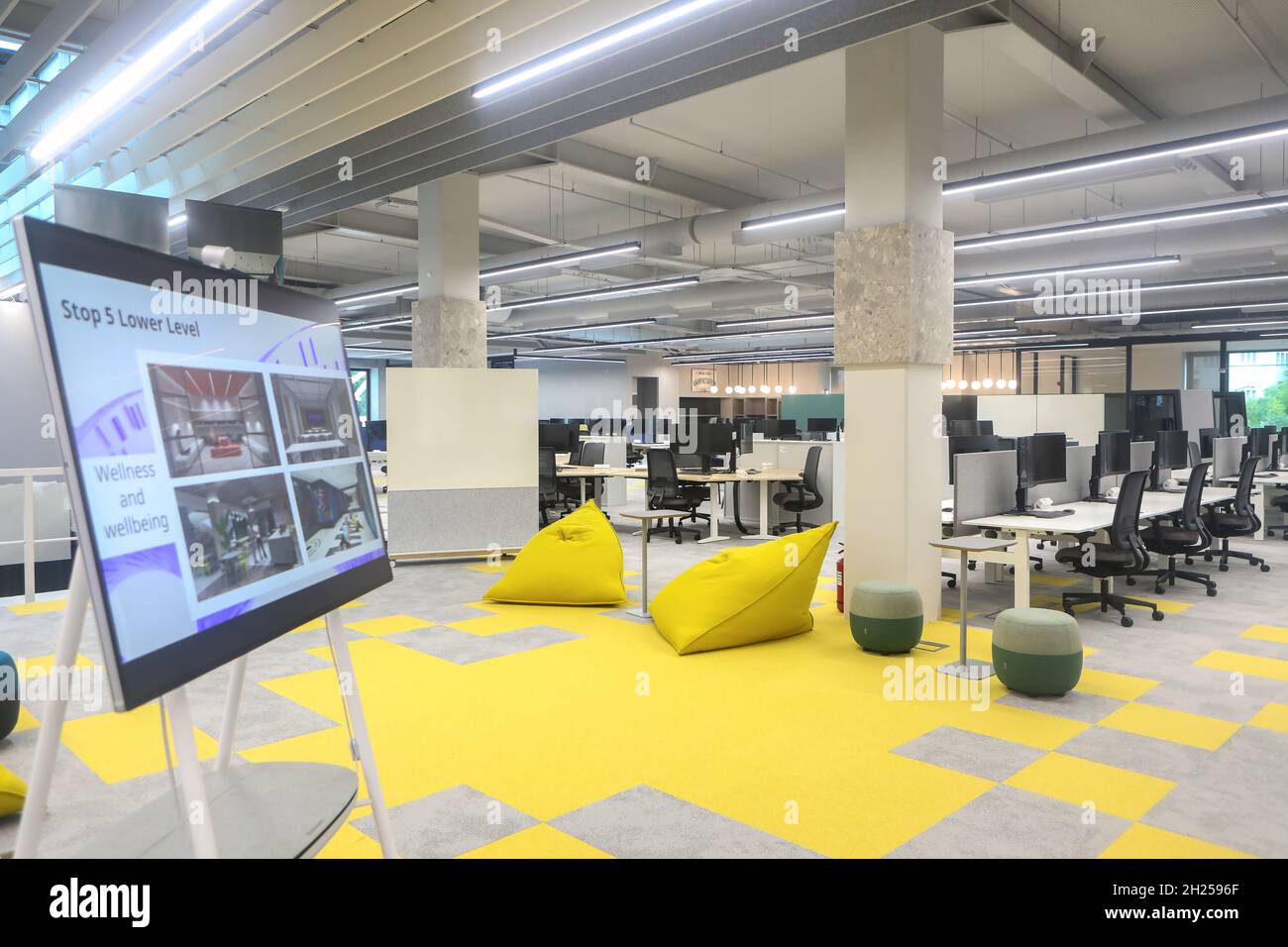 Thessaloniki, Greece,12 October 2021: New Pfizer's center for Digital ...