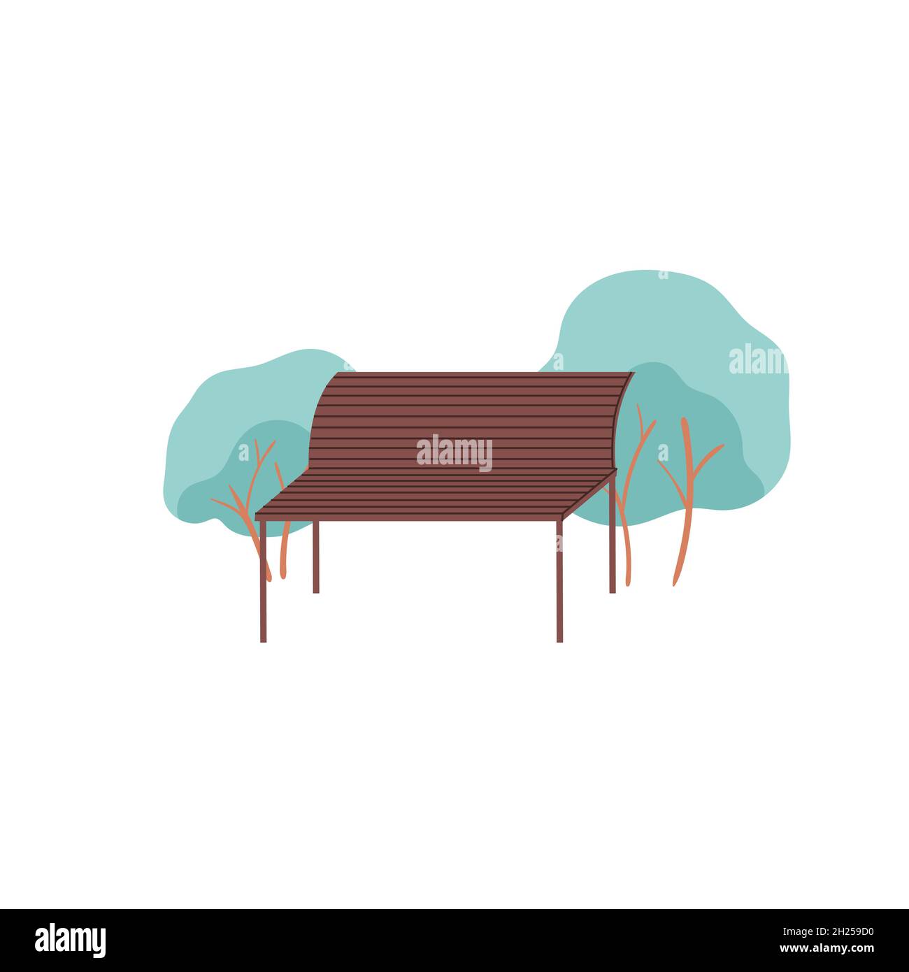 Simple resting place Stock Vector Images - Alamy