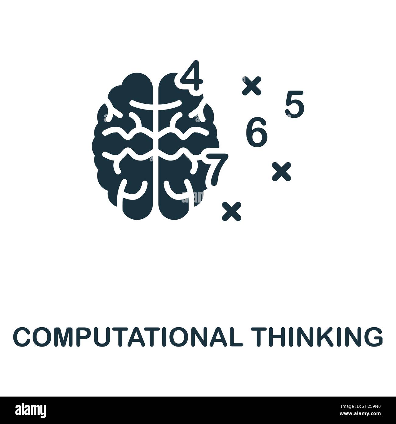 Computational Thinking icon. Black sign from creative learning ... Computational Thinking icon. Black sign from creative learning ...