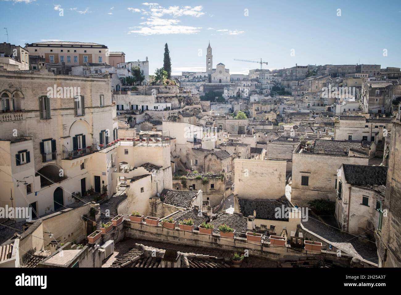 Italy, Matera, Sasso Barisano, landscape Stock Photo - Alamy