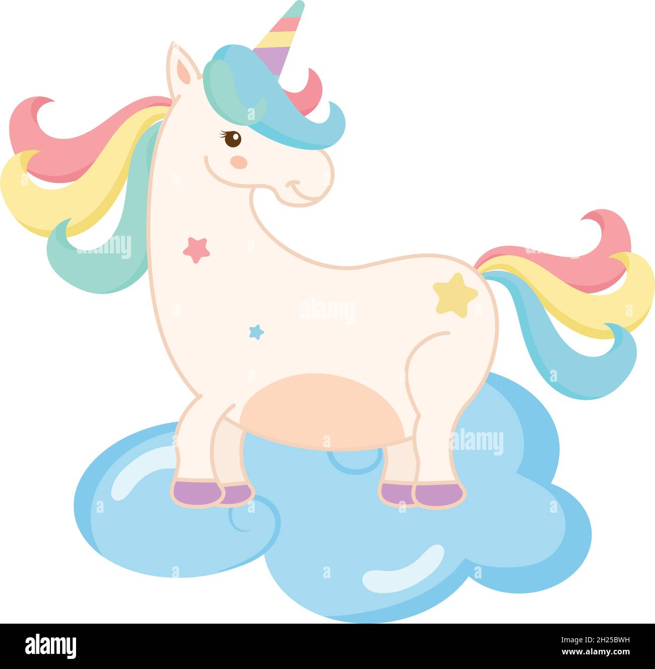 unicorn in cloud Stock Vector Image & Art - Alamy