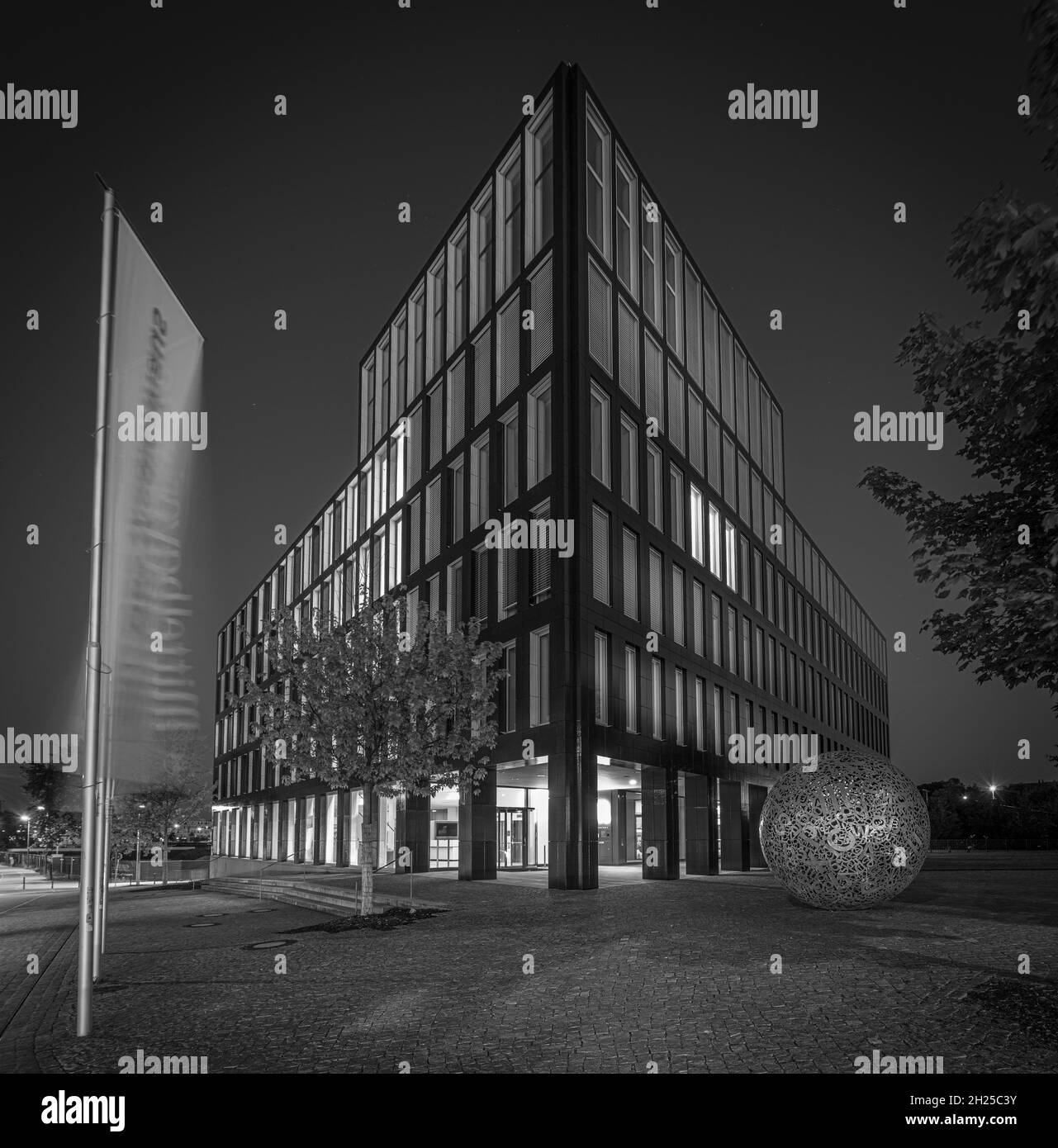 Architecture factory floor plan Black and White Stock Photos & Images ...