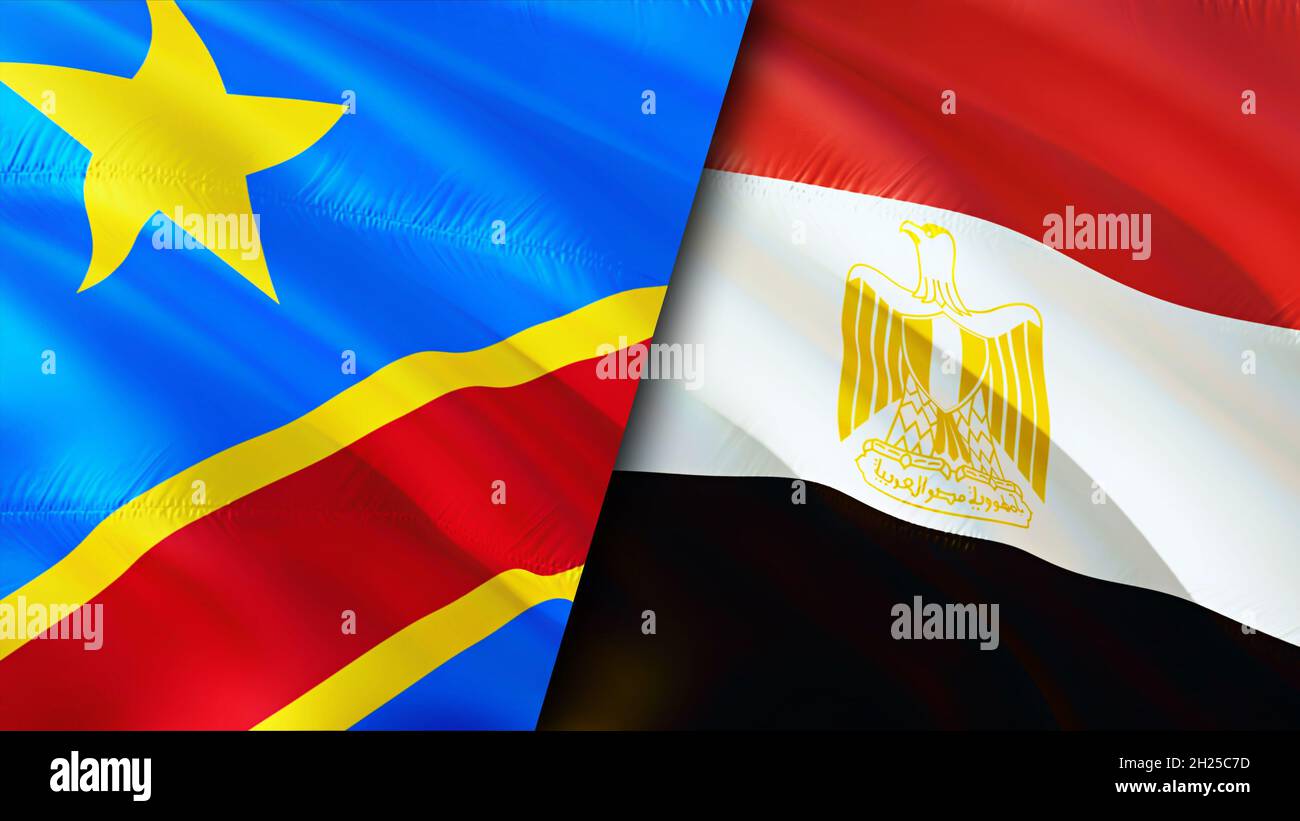 Egypt dr congo flag hi-res stock photography and images - Alamy