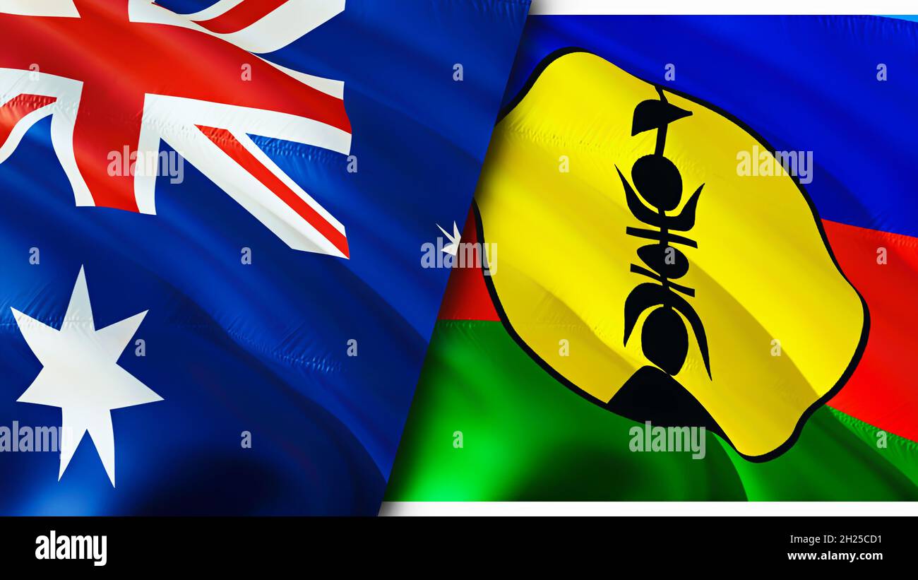 Australia new caledonia flag hi-res stock photography and images - Alamy