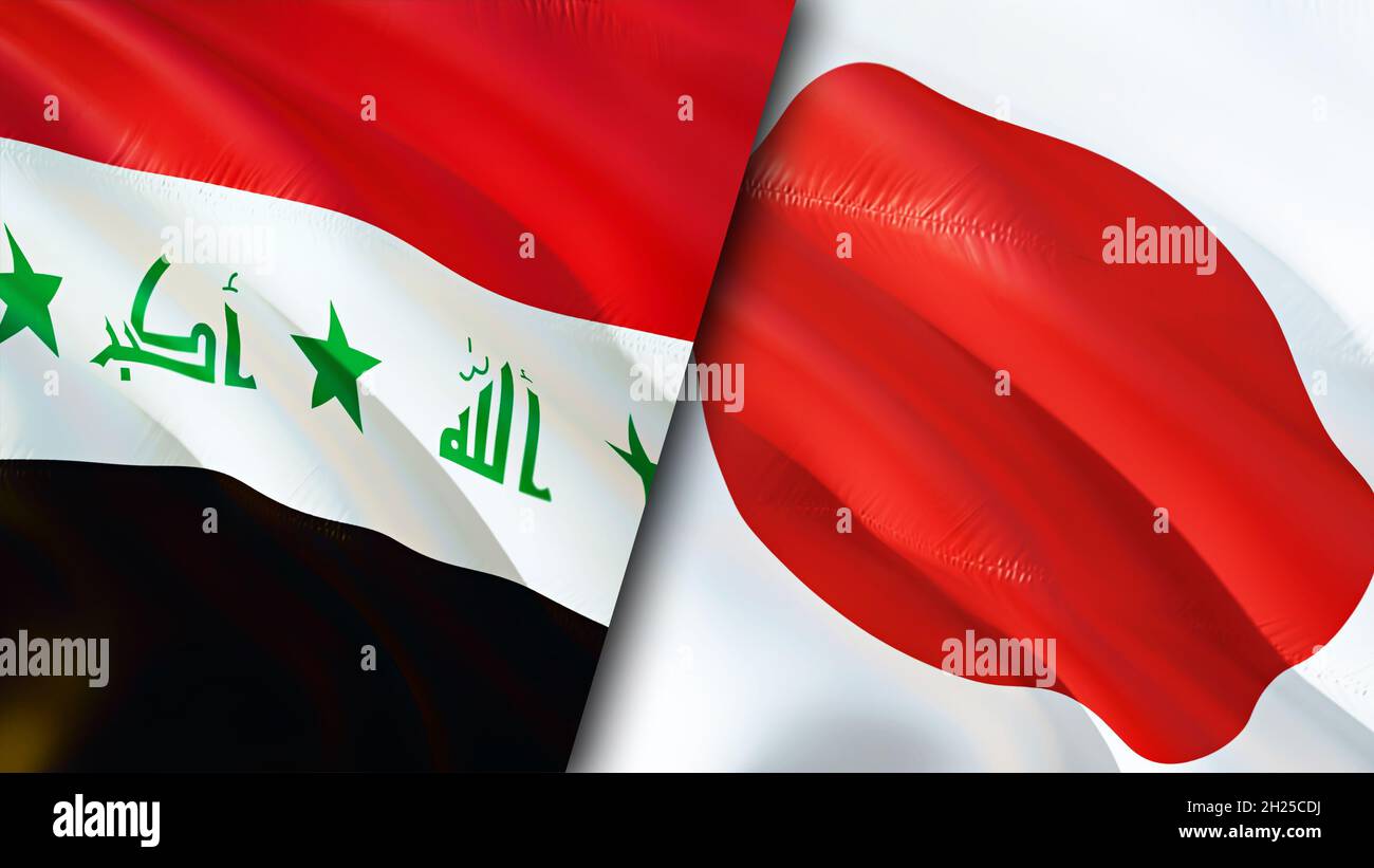 Japan iraq flag hi-res stock photography and images - Alamy