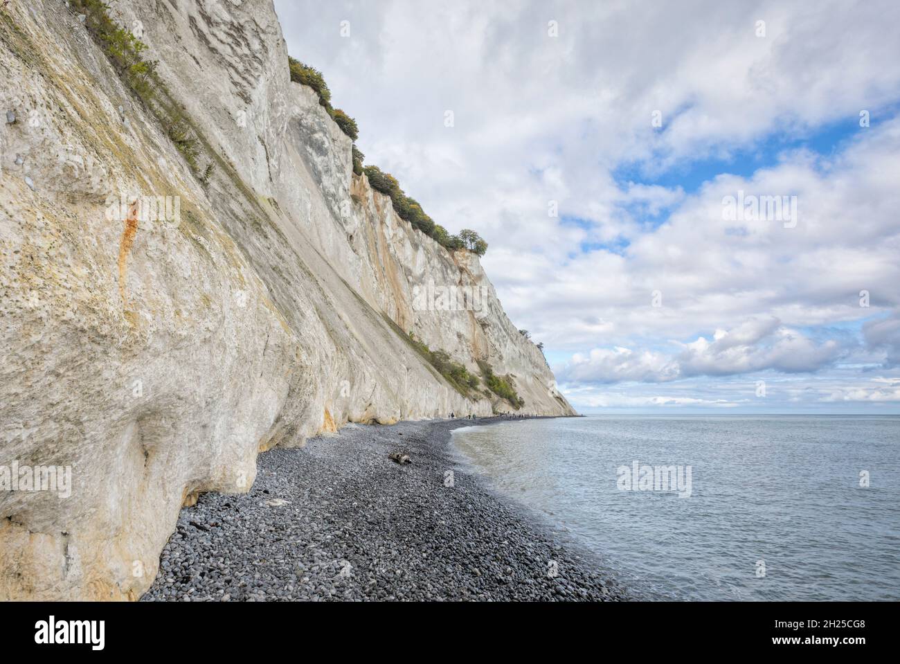 Famous white chalk cliffs of Møn, Denmark Stock Photo - Alamy