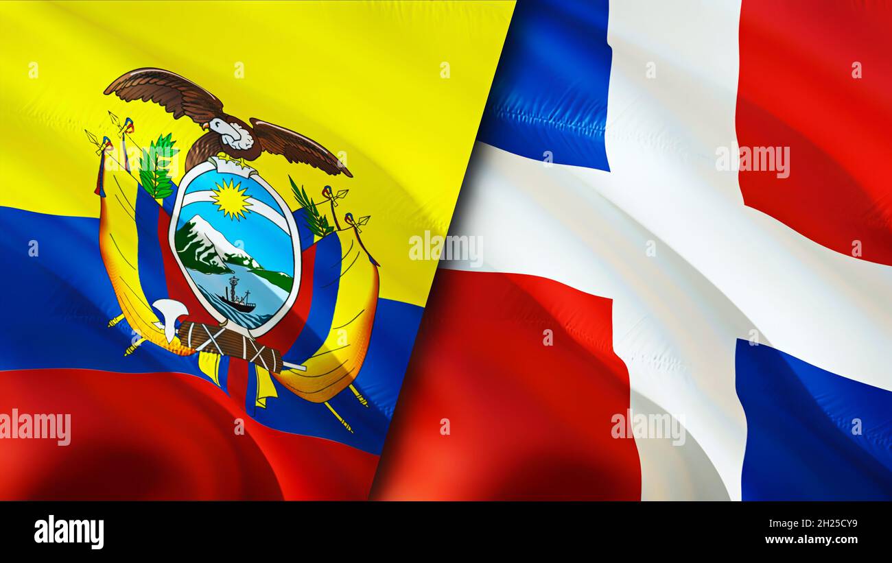 Dominican republic ecuador flag hi-res stock photography and images - Alamy