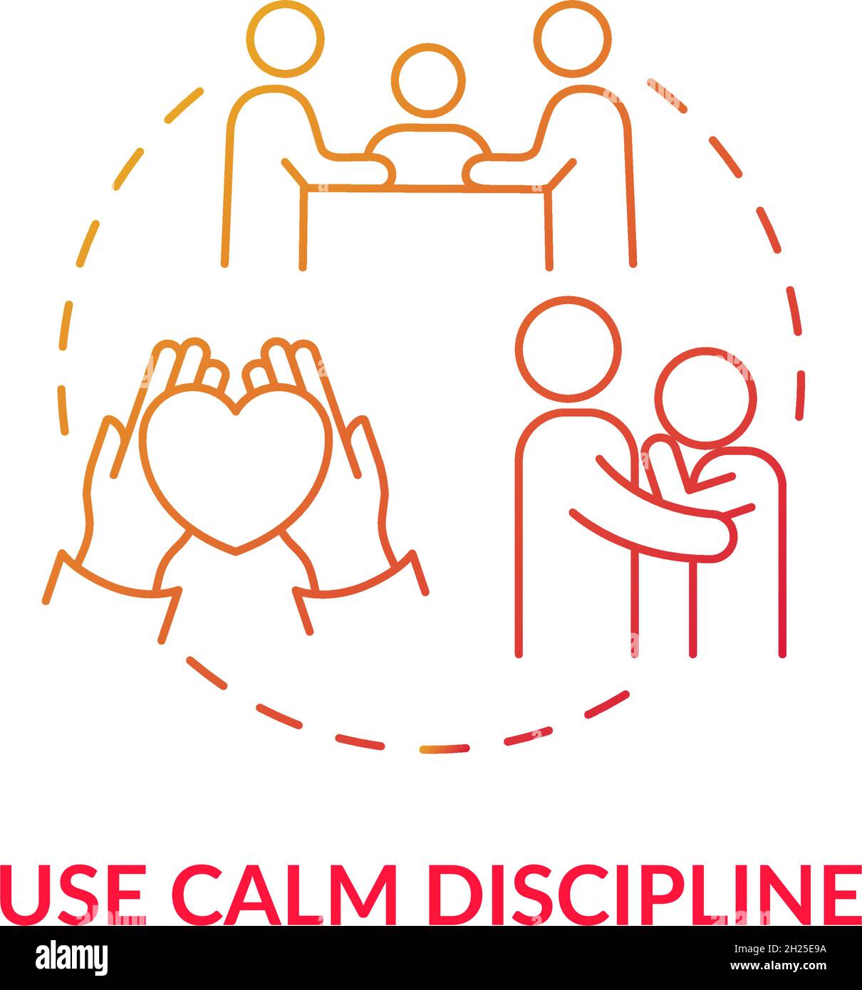 Use calm discipline concept icon Stock Vector Image & Art - Alamy