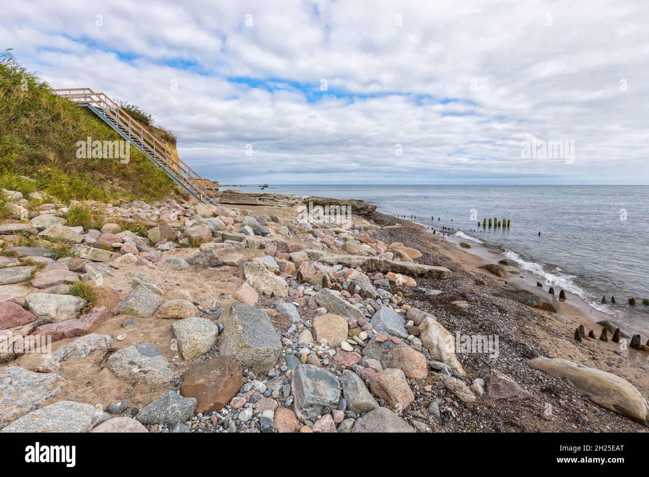 Gedser Odde, southernmost point of Denmark and the island of Falster ...