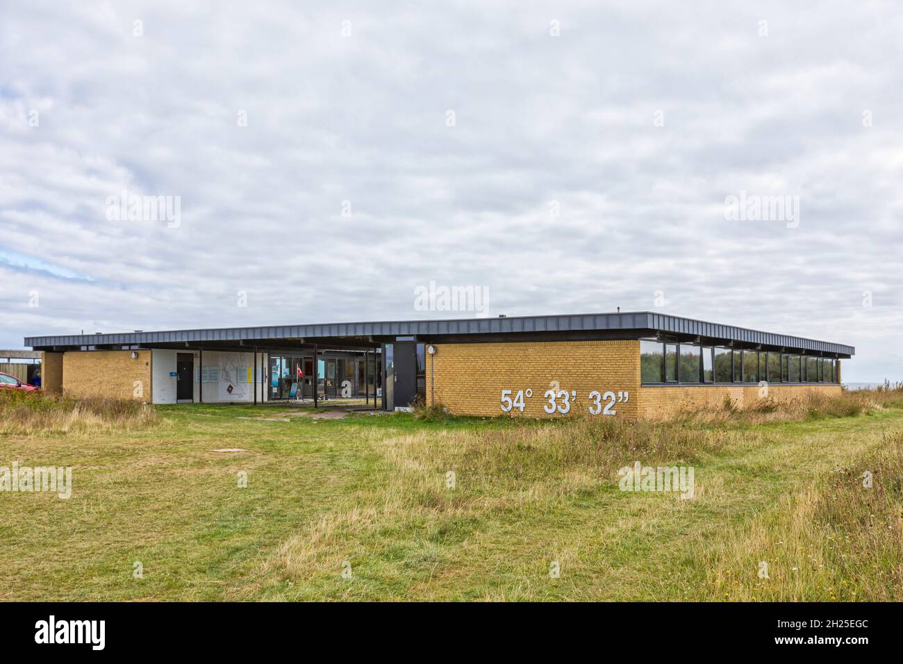 Exhibition building at Gedser Odde, southernmost point of Denmark and ...