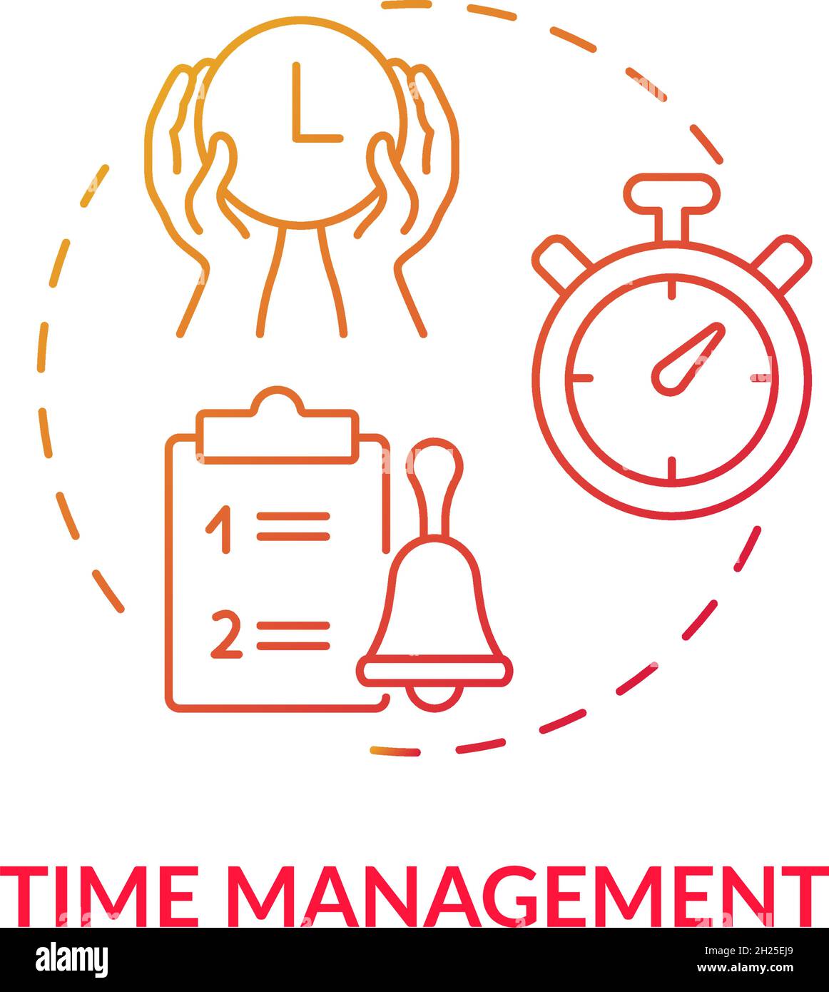 Time management concept icon Stock Vector Image & Art - Alamy