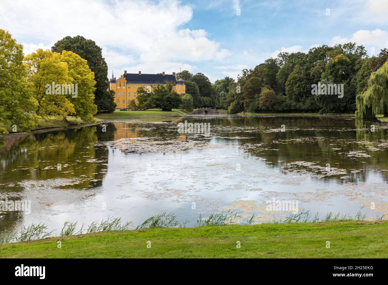 Krenkerup Gods, castle near Sakskøbing, Lolland, Denmark, with origins ...