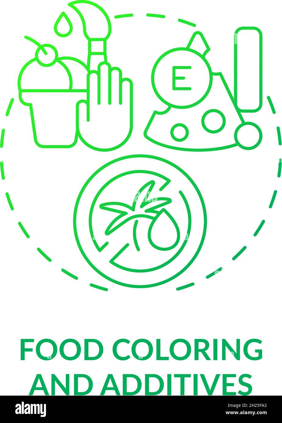 Artificial food coloring Cut Out Stock Images & Pictures - Alamy