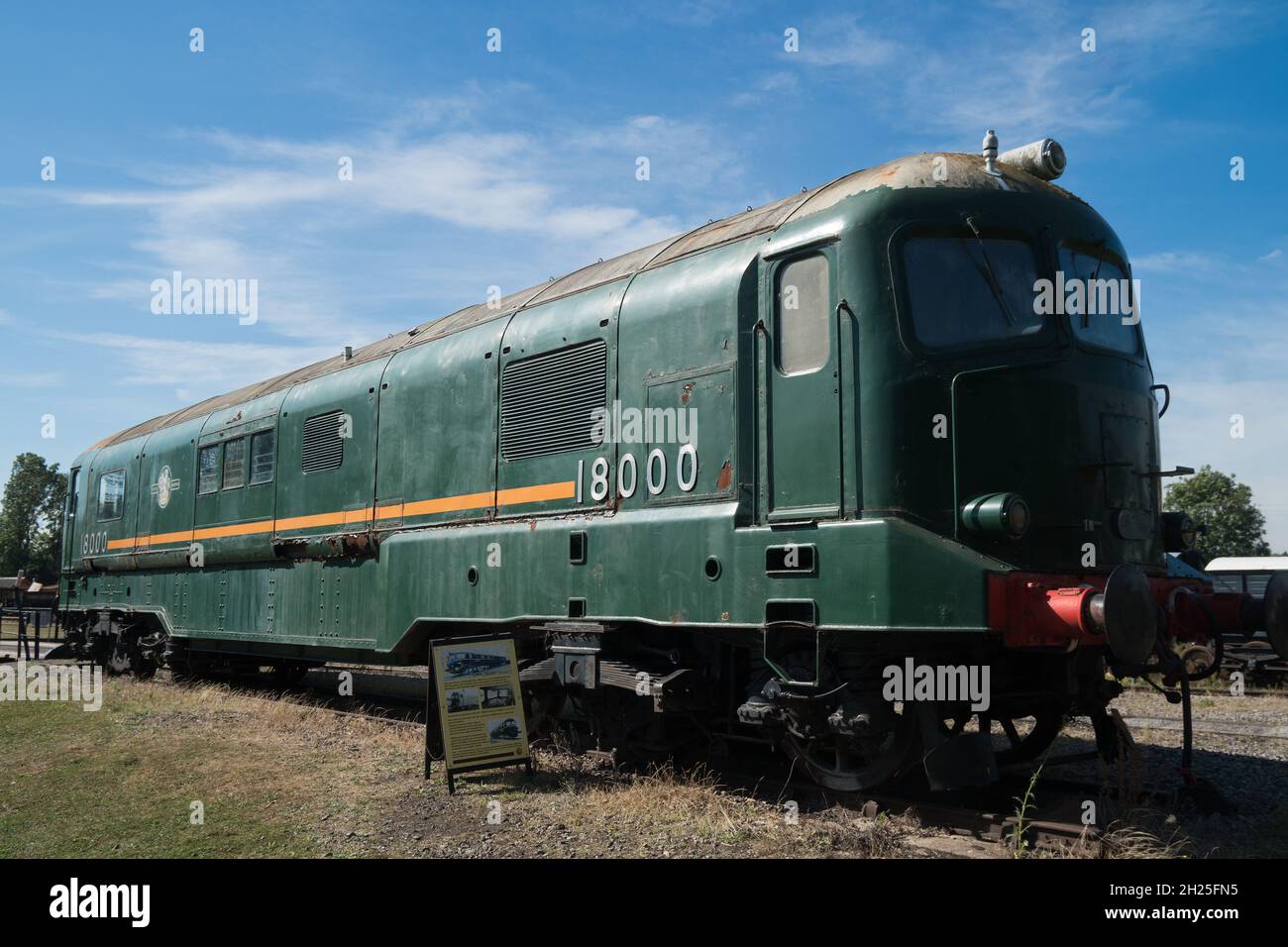 GWR 18000 Prototype gas turbine power engine1949 at Didcot Railway ...