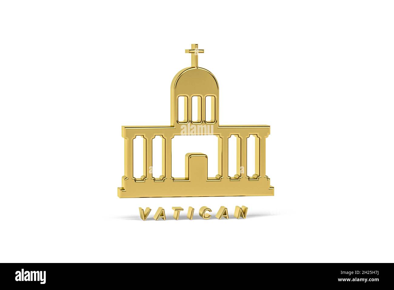 Ancient Roman civilization - Golden art and culture icon isolated on ...