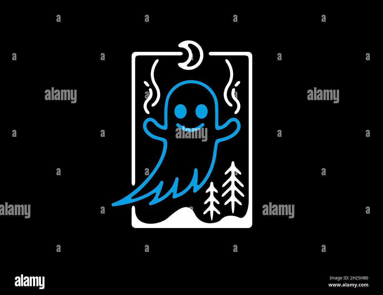 Ghost design Stock Vector Images - Alamy