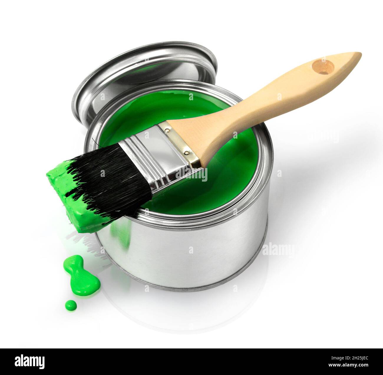 Paint Bucket And Brush