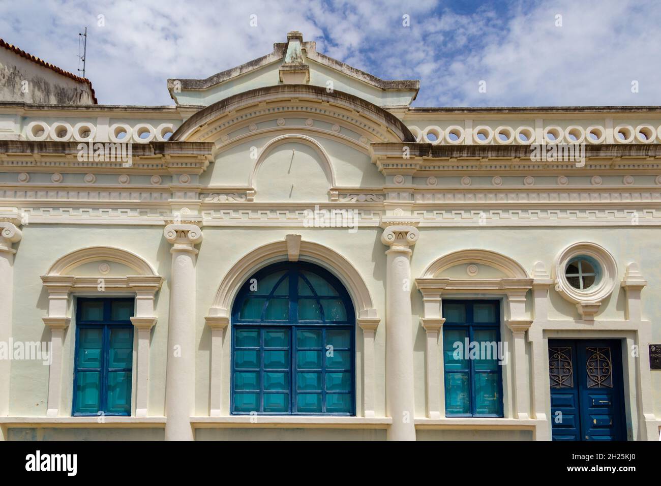 Details of the charming city of Goias (Goias Velho). A small tourist ...