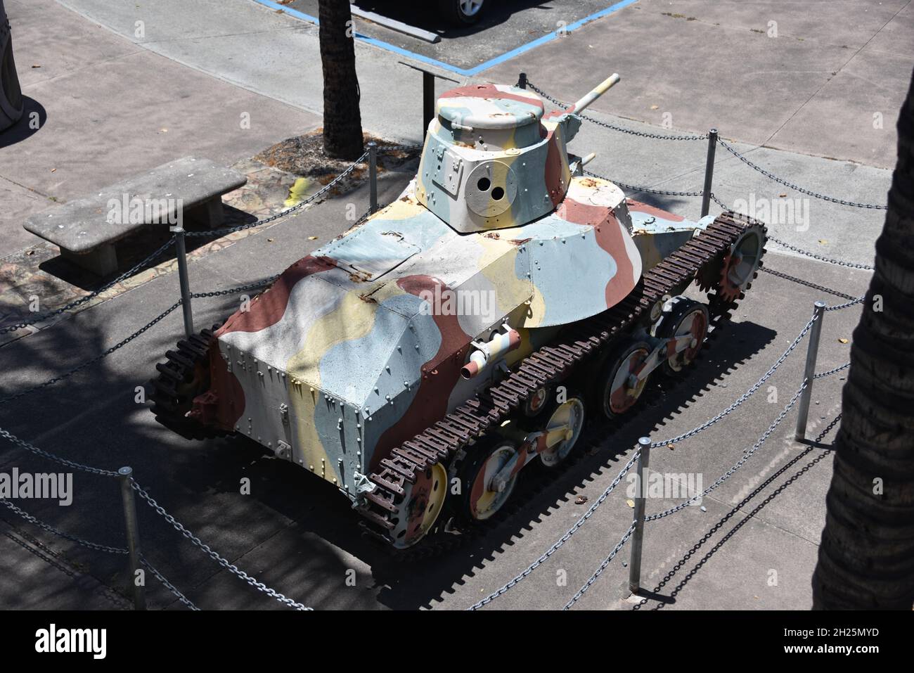 Oahu, HI. U.S.A. 6/9/2021. Fort DeRussy. Constructed Batteries Randolph ...