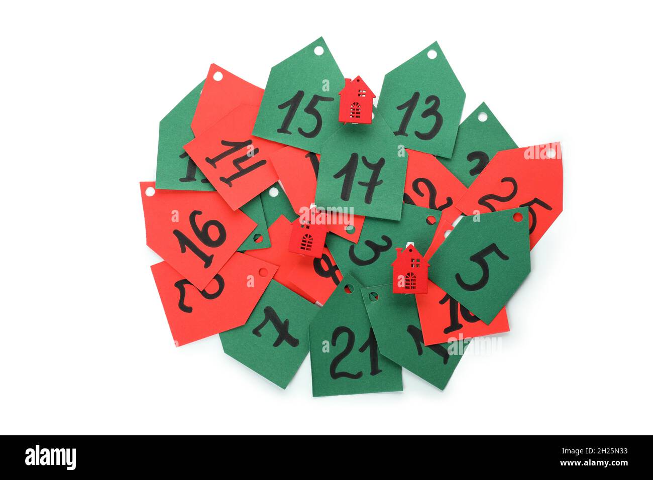 Christmas advent calendar craft Cut Out Stock Images & Pictures - Alamy