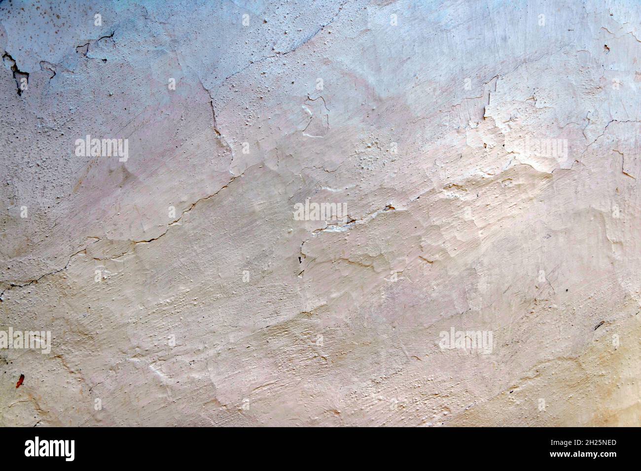 Plaster texture. Textured whitewash wall close-up with brush strokes ...
