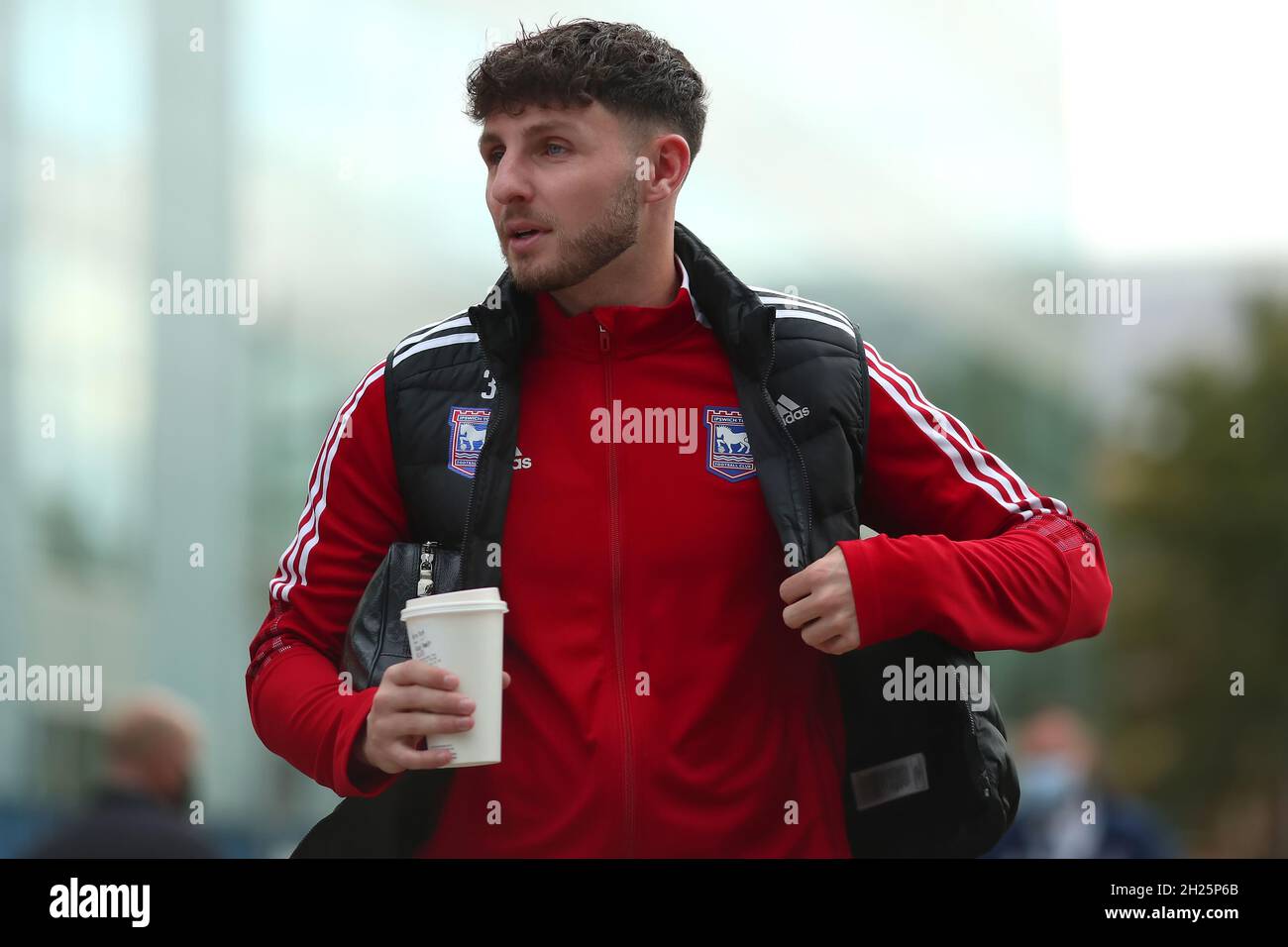 Matt Penney of Ipswich Town arrives at the stadium - Ipswich Town v ...