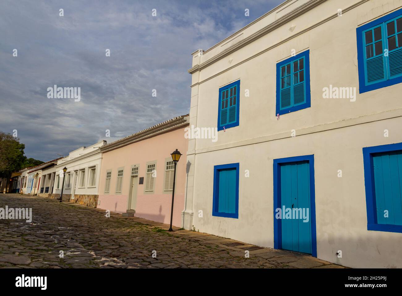 Details of the charming city of Goias (Goias Velho). A small tourist ...