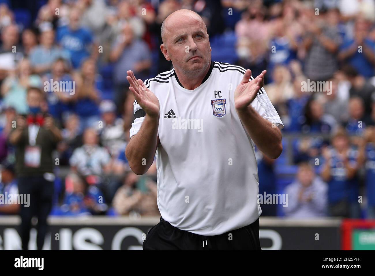 Manager of Ipswich Town, Paul Cook - Ipswich Town v Bolton Wanderers ...