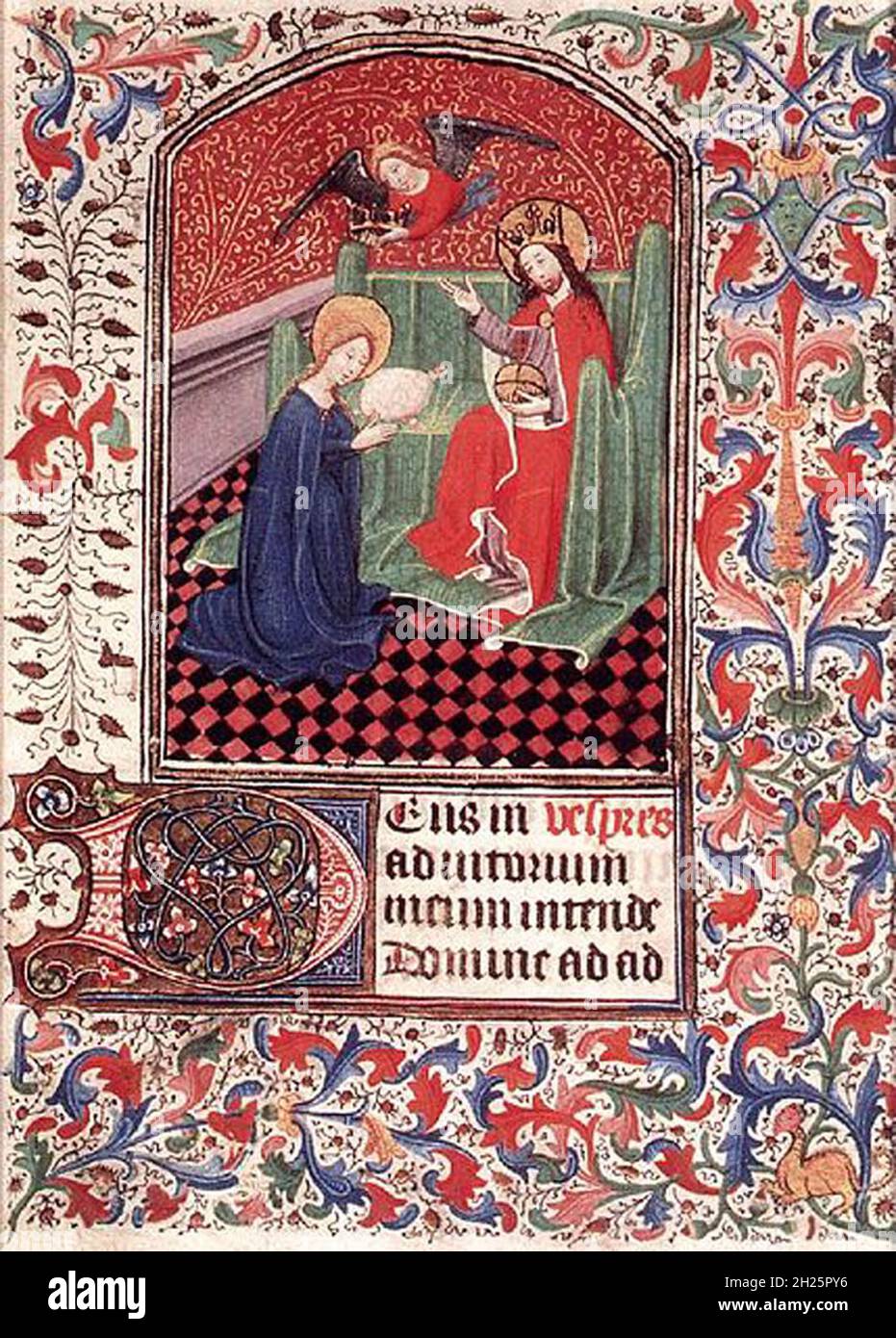 Vintage Tudor 15th Century art Stock Photo - Alamy