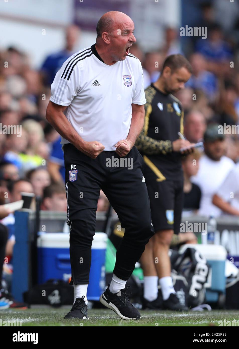 Manager of Ipswich Town, Paul Cook - Ipswich Town v Sheffield Wednesday ...
