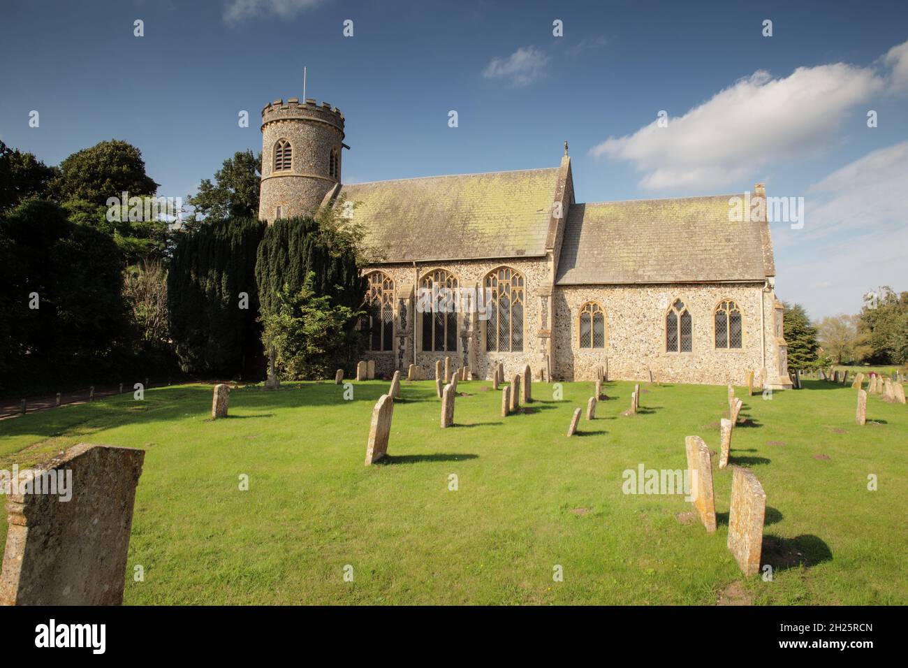 Church of Saint Mary the Virgin in Weeting, Brandon England Stock Photo ...