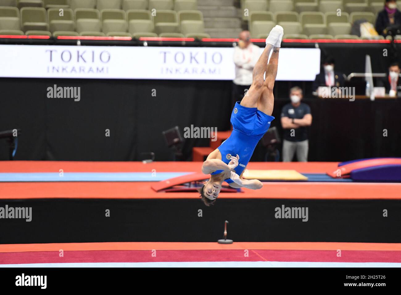 Kitakyushu, Japan. 20th Oct, 2021. Thomas Grasso (Italy) Floor during ...