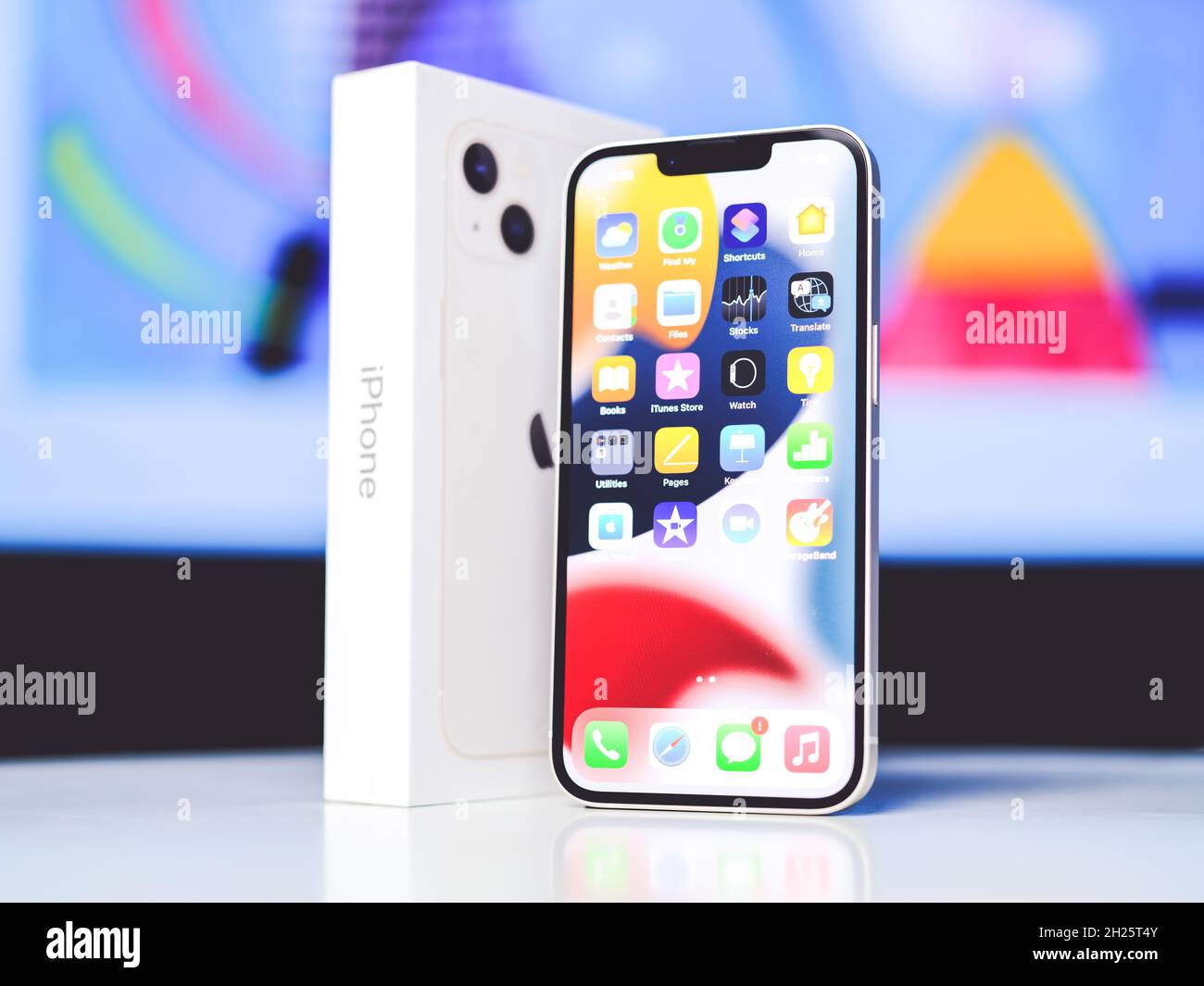 iPhone 13 Pro showcase Stock Photo - Alamy