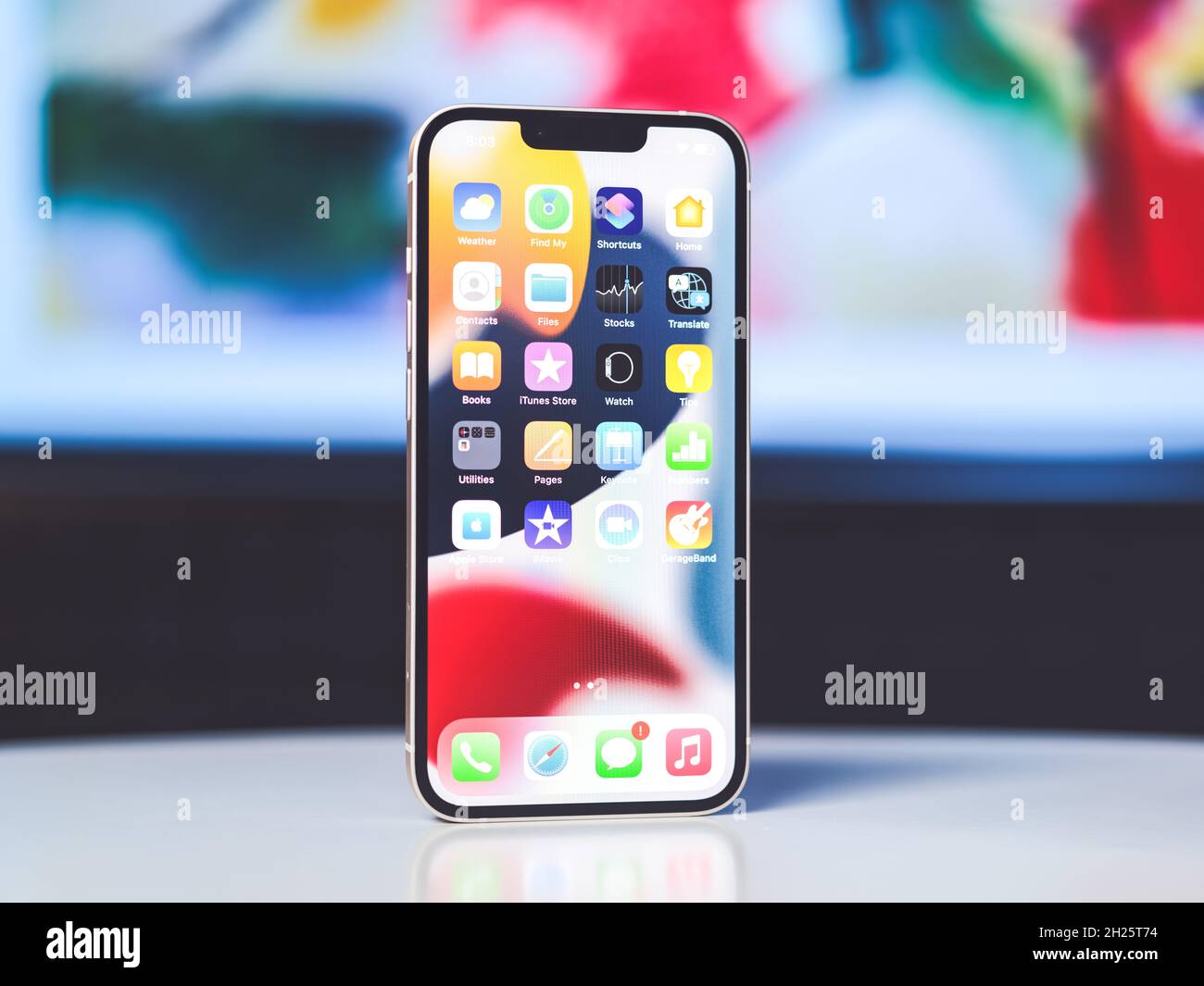 iPhone 13 Pro showcase Stock Photo - Alamy