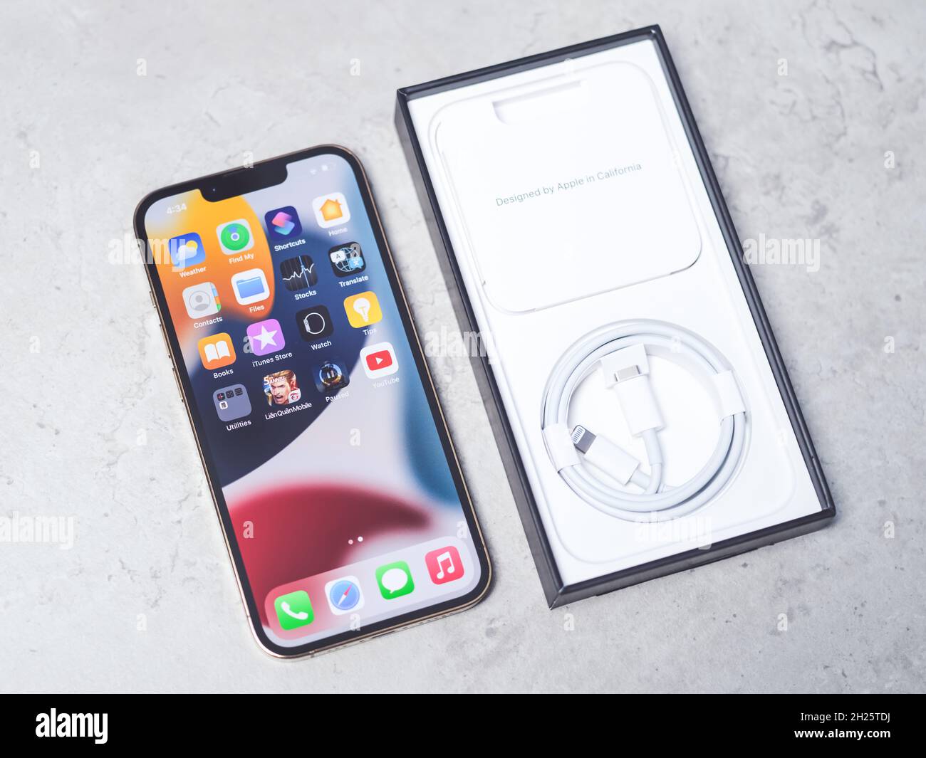 iPhone 13 Pro showcase Stock Photo - Alamy