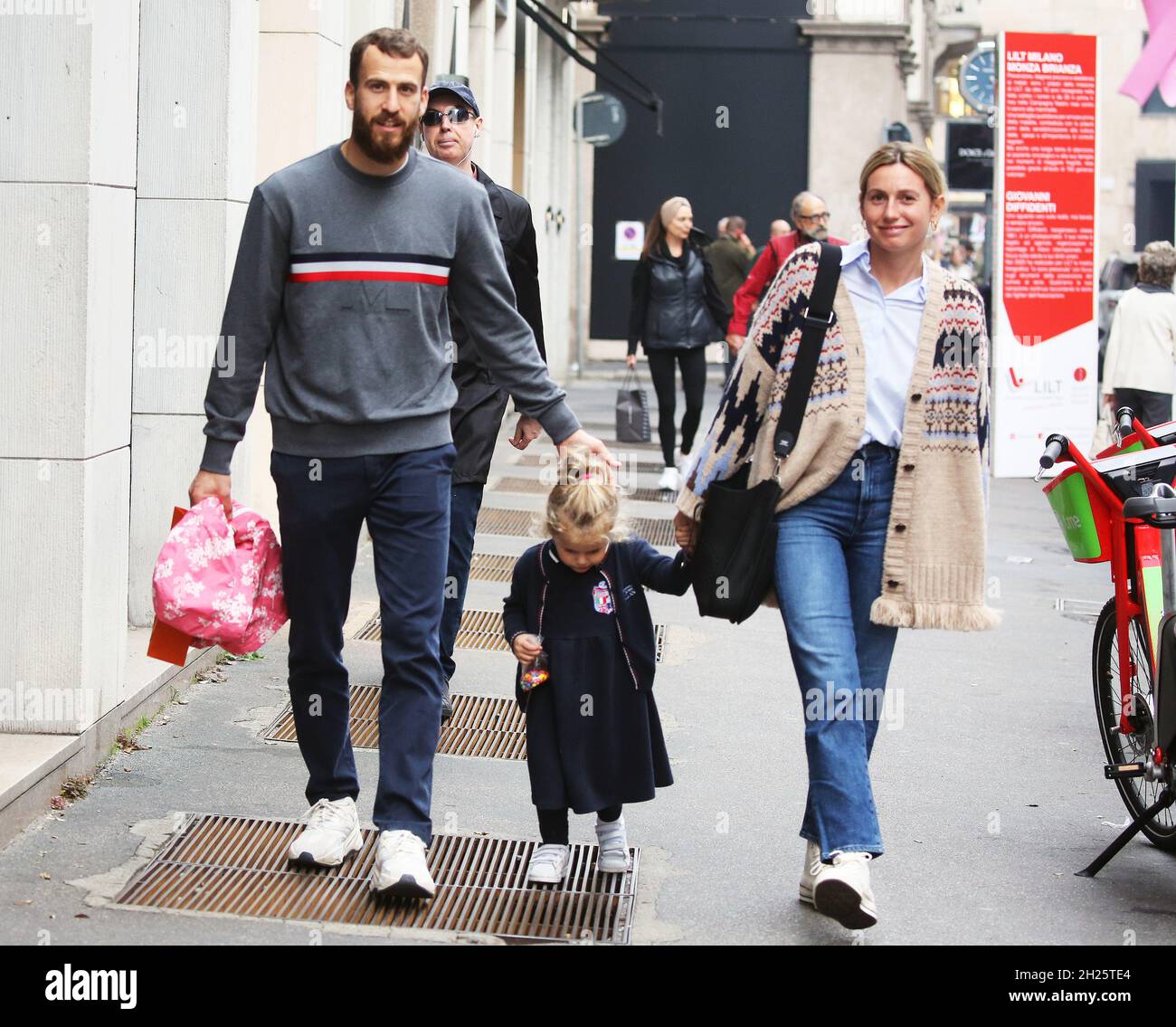 the captain of the Armani / Olimpia basketball Milan Sergio Rodriguez ...
