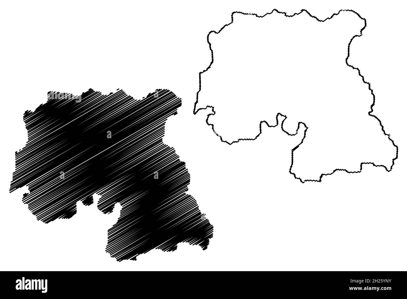 Medchal–Malkajgiri district (Telangana State, Republic of India) map ...