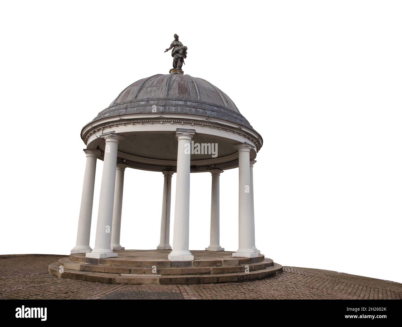 The Butter Cross in Swaffham market place. built in 1783, The figure on ...
