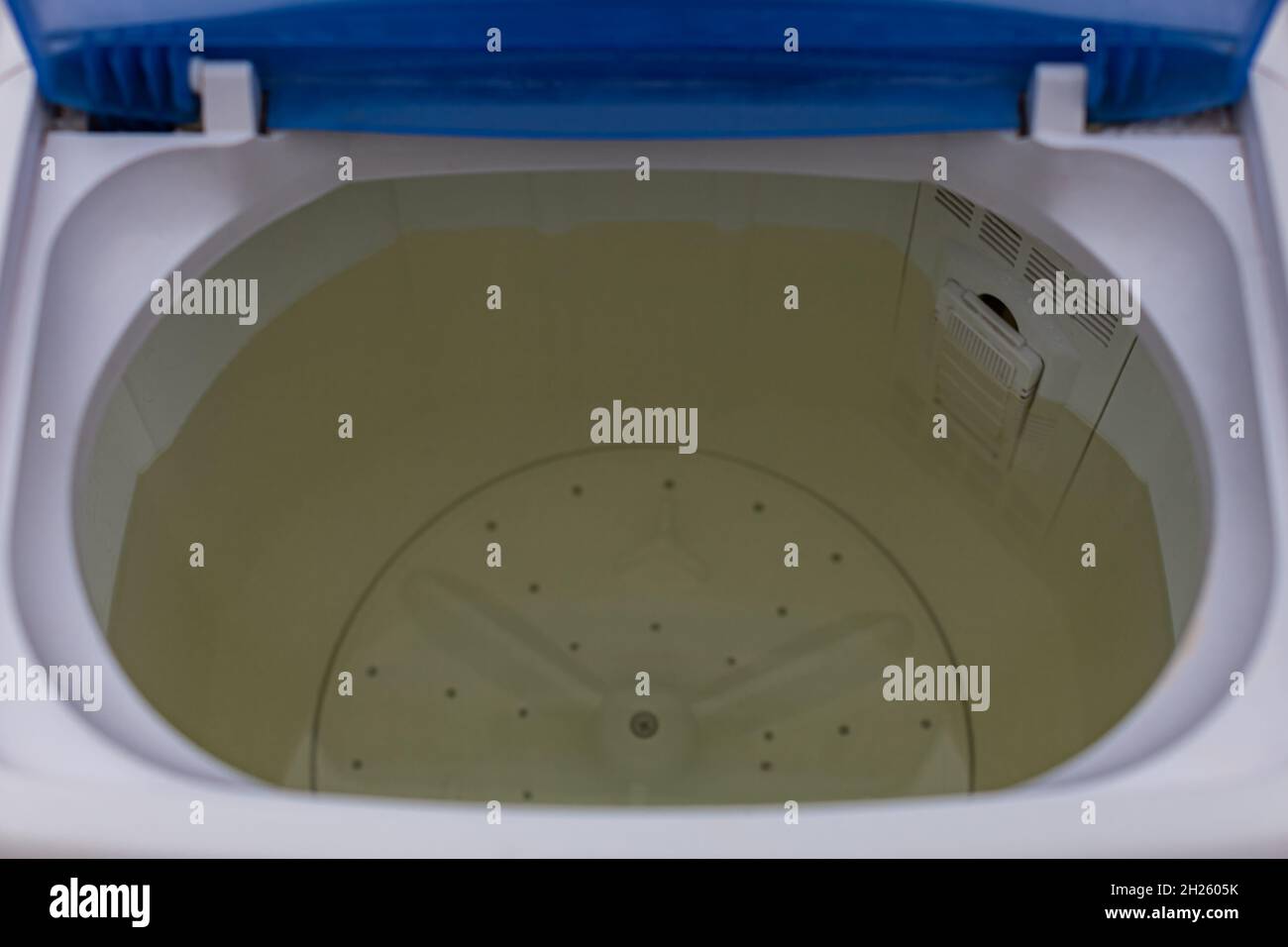 washing machine tank filled with clean water. High quality photo Stock ...