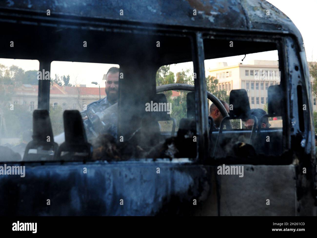 Exploded bus hi-res stock photography and images - Alamy