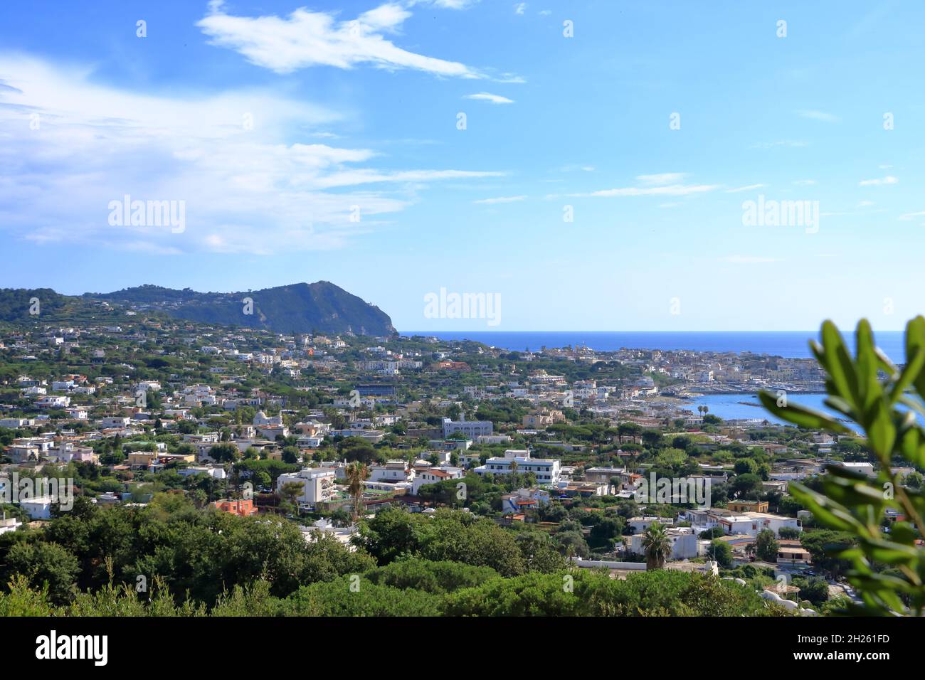 Aerial View of Forio, Ischia Island in Italy Stock Photo - Alamy