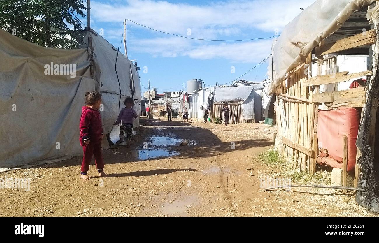 Akkar refugee hi-res stock photography and images - Alamy