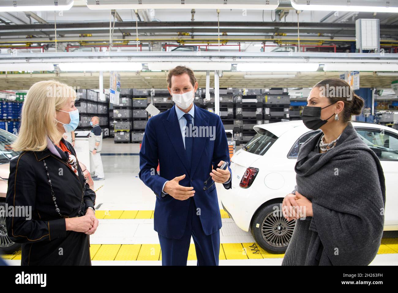 Sweden's Minister for Foreign Trade, Anna Hallberg, John Elkann and ...