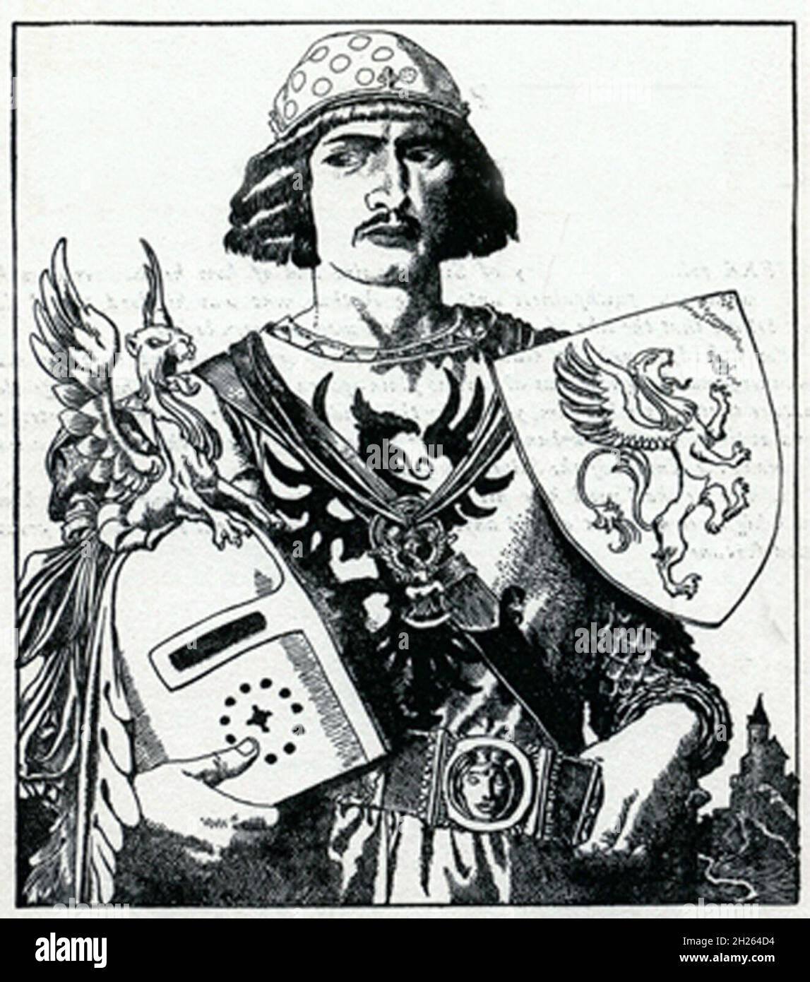 Vintage Arthurian Legend art Stock Photo - Alamy