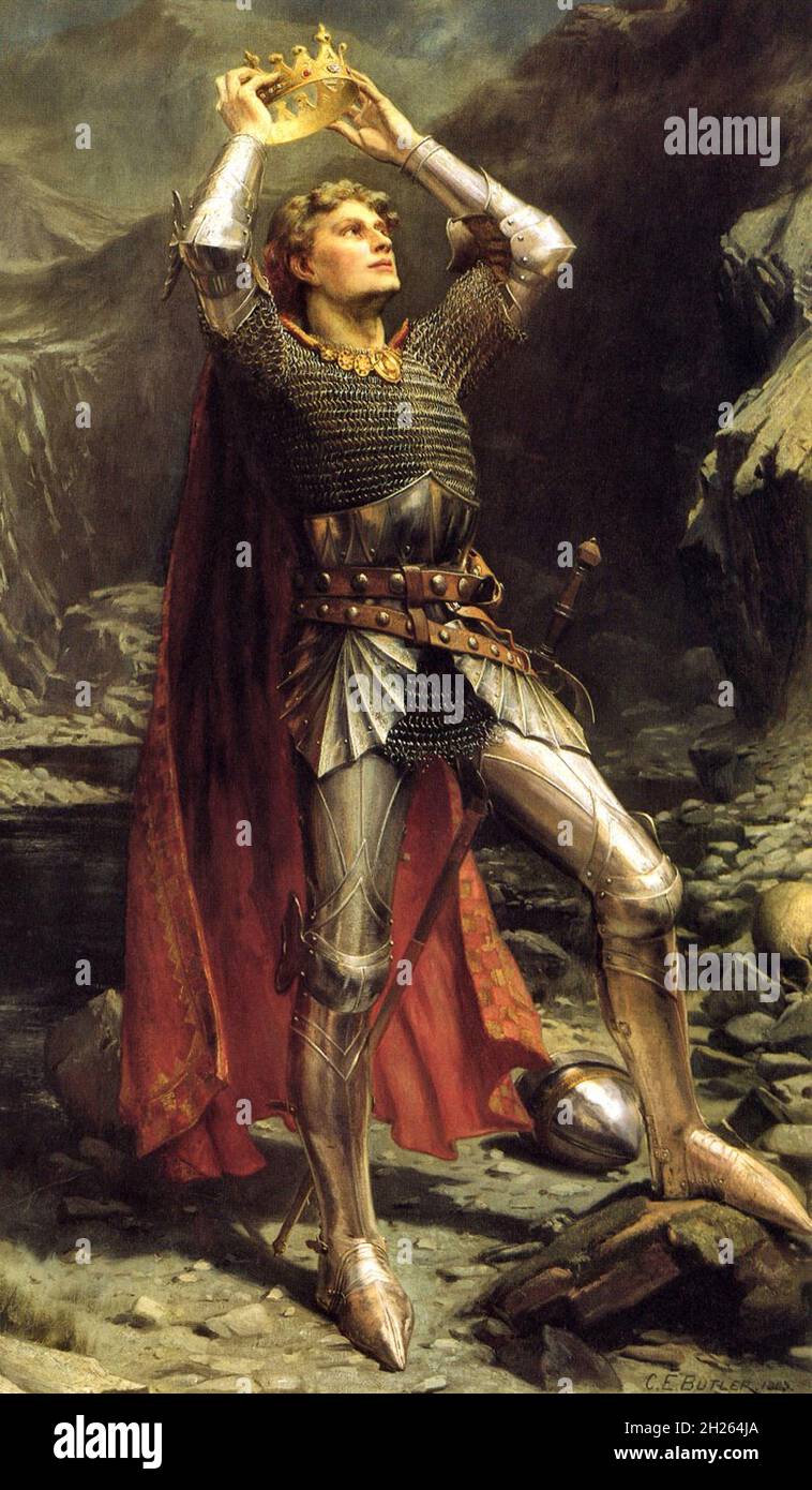 Vintage Arthurian Legend art Stock Photo - Alamy