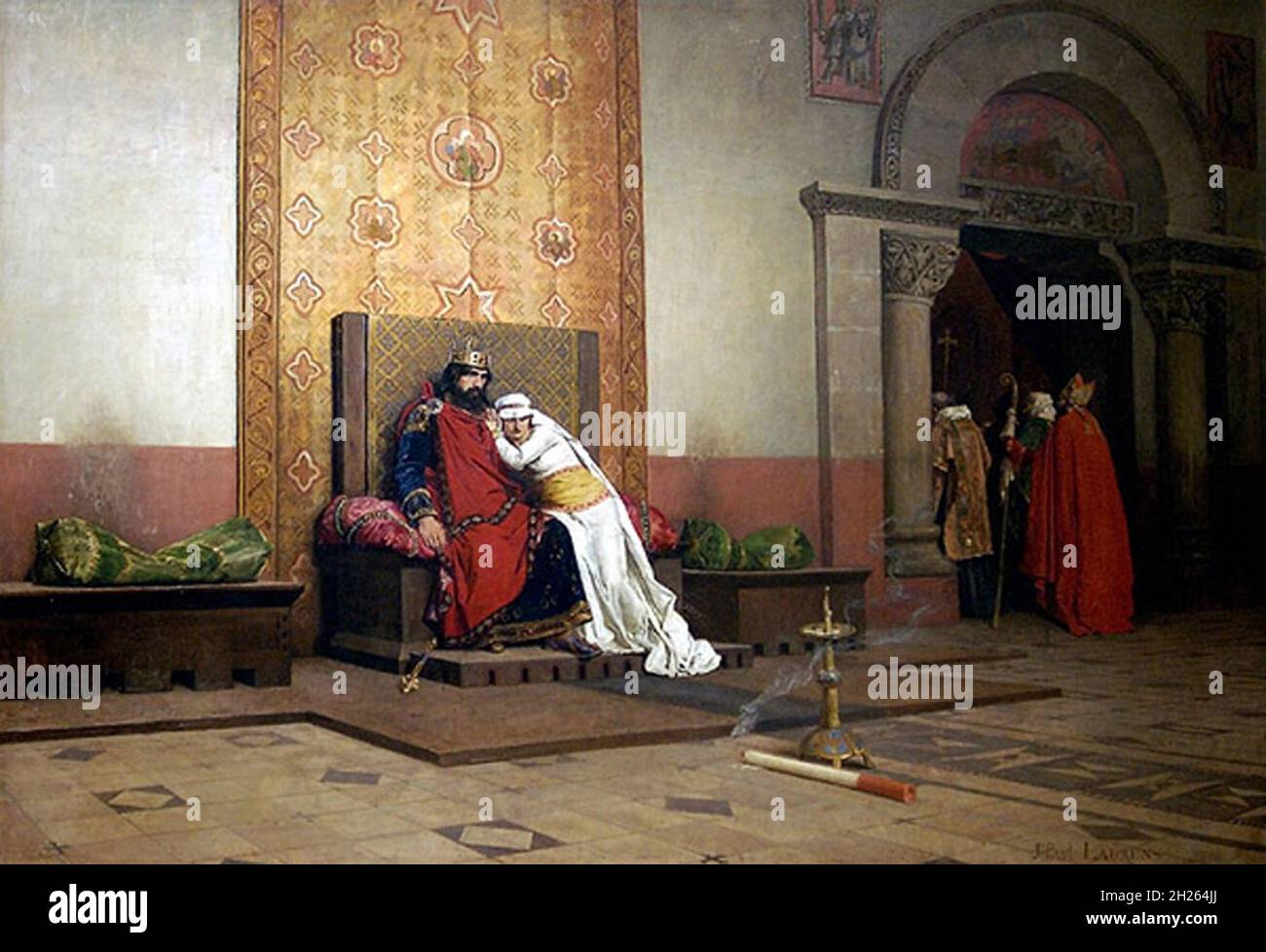 Vintage Arthurian Legend art Stock Photo - Alamy