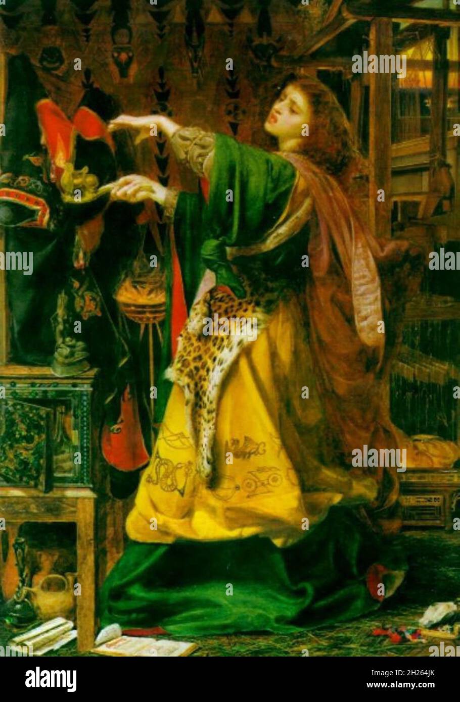 Vintage Arthurian Legend art Stock Photo - Alamy