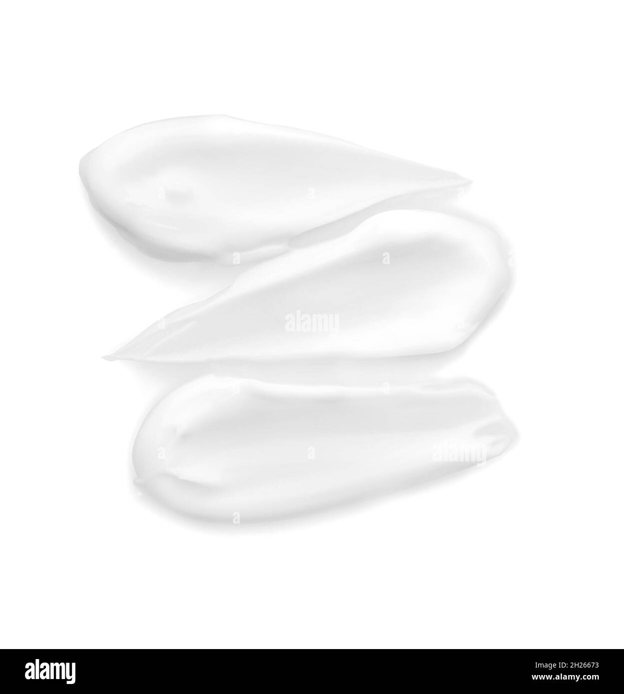 Sample of natural body cream on white background Stock Photo - Alamy